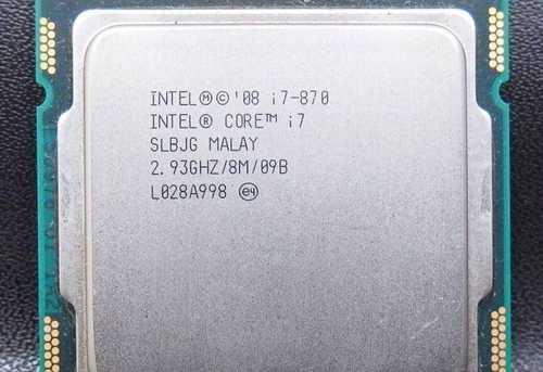 Процессор lga 1155 i7-870