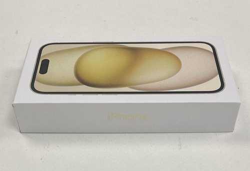 Коробка iPhone 15 Yellow (Желтый)