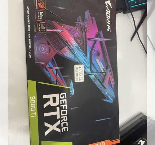 Видеокарта rtx 3060 ti 8gb