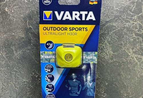 Налобный фонарь Varta Ultralight H30R
