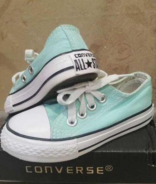Кеды converse бирюзовые р. 23