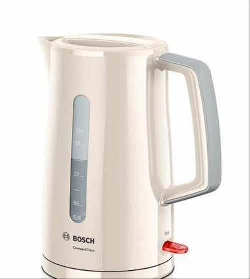 Чайник Bosch twk3a017 2400 Вт бежевый