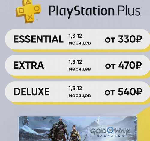 Подписка PS Plus Турция