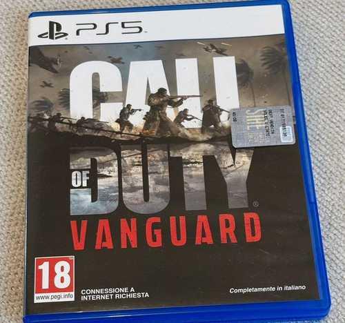 Диск Call of duty vanguard. PS5