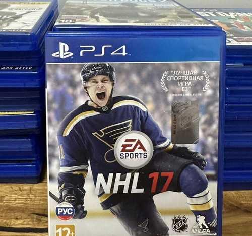 Диск на ps4 NHL 17