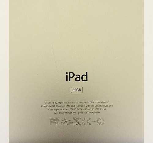 iPad (3-го поколения, Wi-Fi   Cellular)