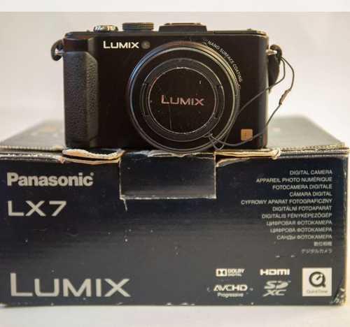 Компактный фотоаппарат Panasonic lumix dmc LX7