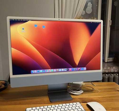 Apple iMac 24 m1 ssd 256gb blue