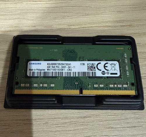 Оперативная память samsung ddr4 4gb sodimm