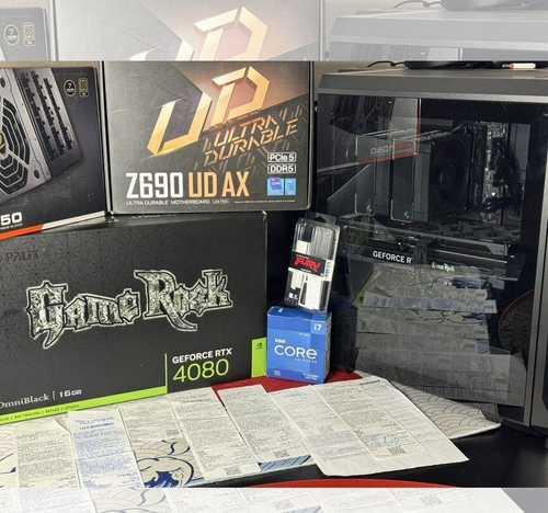 Игровой пк RTX 4080/64Ram DDR5/I7-12700KF/SSD