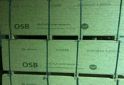 OSB 3 (осп) 2500х1250 (3,125 м2/лист)