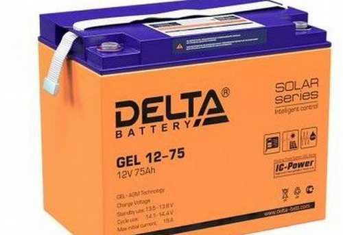 Аккумулятор Delta GEL 12-75