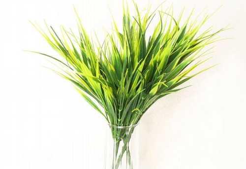 Осока трава густая искусственная, 6 веток, 35 см