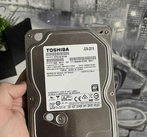 Жёсткий Диск 1TB Toshiba 7200RPM