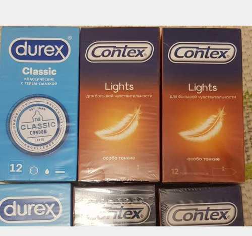 Презервативы Durex/Contex 12 штук