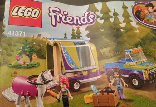 Lego Friends 41371 Трейлер для лошади оригинал
