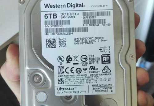 Жесткий диск Western Digital 6 тб HUS726T6TAL5204