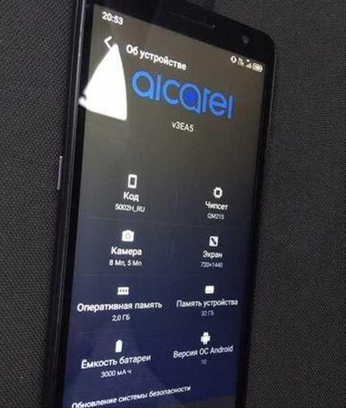 Alcatel 1B 5002H смартфон