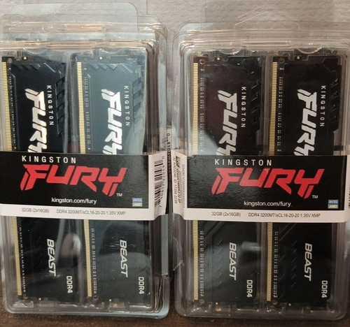 Оперативная память Kingston fury Beast 32 гб