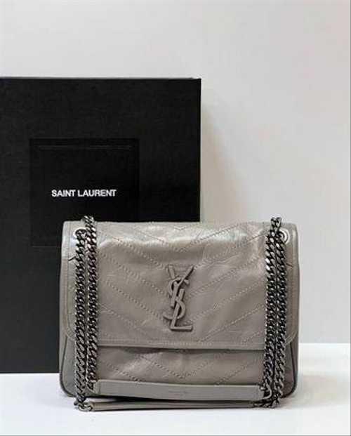 Сумка денская saint laurent niki,оригинальное каче