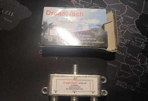 Делитель на 3 выхода 5-2400 Мгц DreamTech GTP01-03