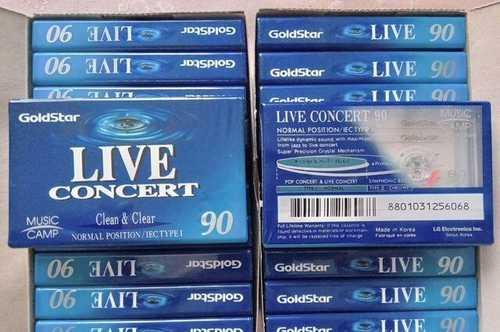 Аудиокассеты Goldstar Live Concert 90