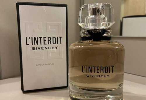 Givenchy l'interdit parfum 80ml оригинал (Дубай)