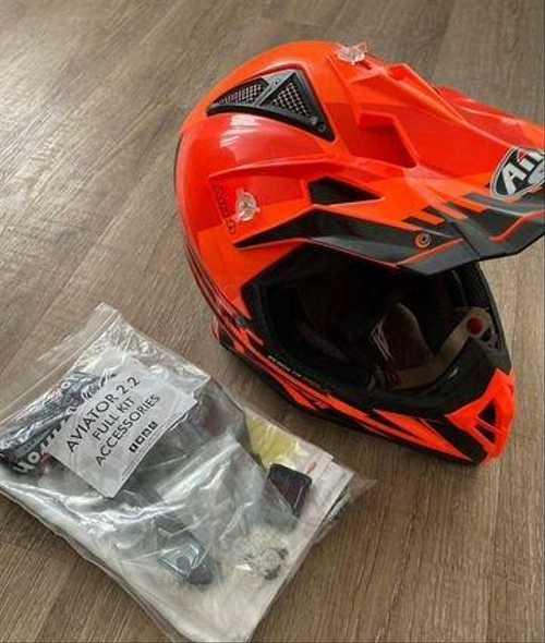 Шлем Airoh Aviator 2.2 Orange раскраска ктм