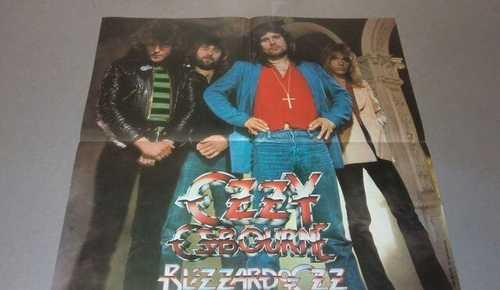 Ozzy Osbourne - Blizzard Of Ozz (UK 1st, плакат)