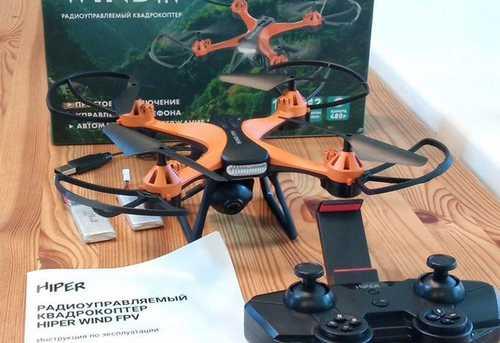 Радиоуправляемый квадрокоптер hiper wind FPV