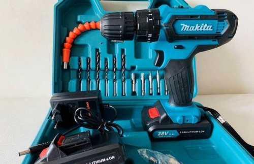 Шуруповерт Makita 28V с битами