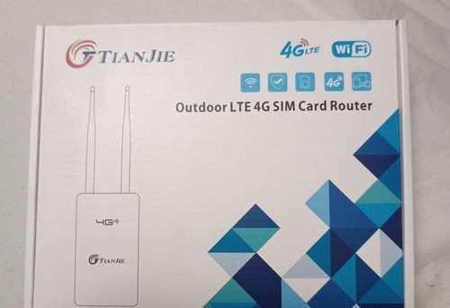 4G/LTE Wi Fi роутер с sim картой Tianjie, новый