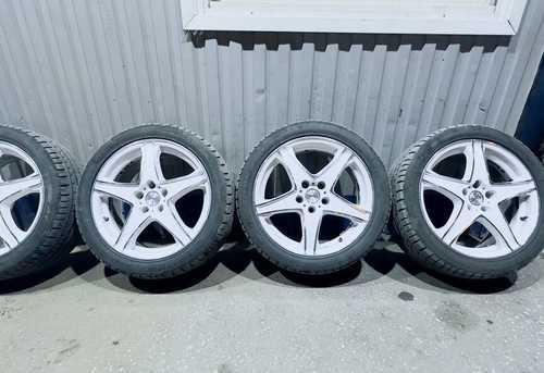 Литые диски tgracing L012 R17 5/108 white pol