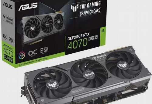 RTX 4070 super 12Gb asus TUF gaming OC новые гаран