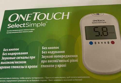Глюкометр one touch select simple