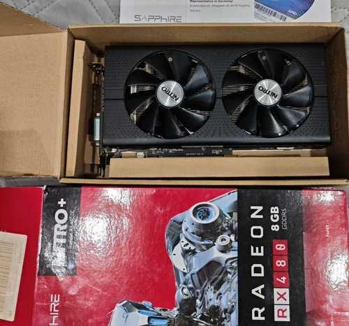 Видеокарта rx480 8gb sapphire