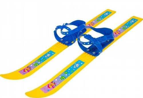 Лыжи детские пластиковые "Олимпик-Спорт" 66 см без