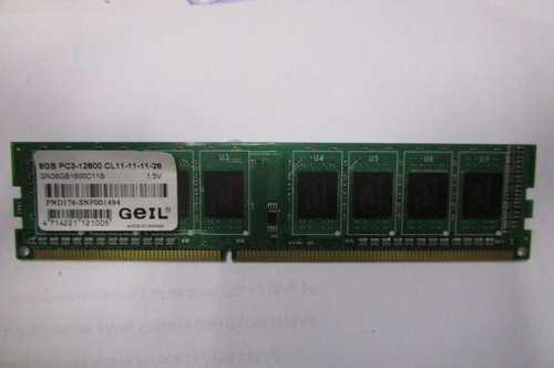 Оперативная память 8Gb Geil 1600Mhz GN38GB1600C11S