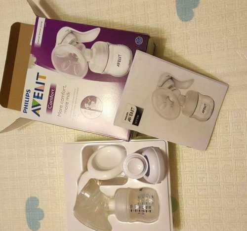 Ручной молокоотсос Philips avent SCF330 + накладки