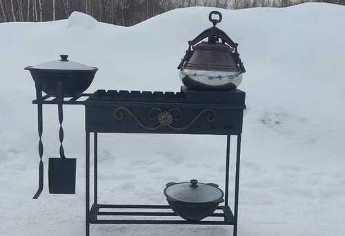 Мангал хит с дровником