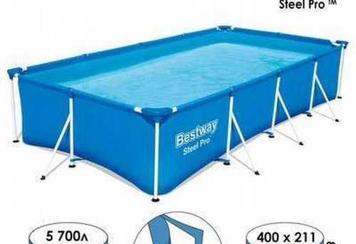 Каркасный бассейн Bestway Steel Pro 400х211х81см
