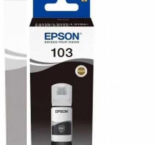 Epson Чернила 103 C13T00S14A черный 65мл для L3100/3110/3150