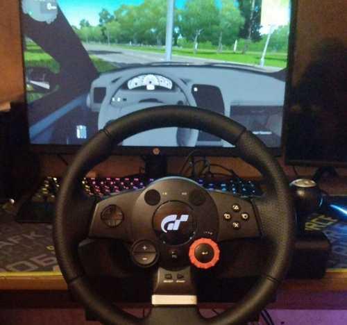 Игровой руль logitech driving force gt 900