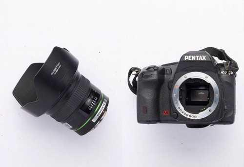 Pentax K-7 и Pentax DA 14mm f/2.8