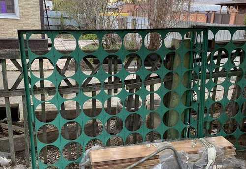 Ворота металлические,металл 5мм,размеры 340*140