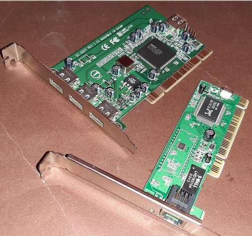 Сетевая Ethernet карта и USB PCI