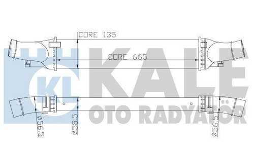 Интеркулер audi A4/ A5/ A6/ A7/ Q5- porsche MAC