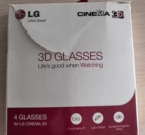 3D очки lg