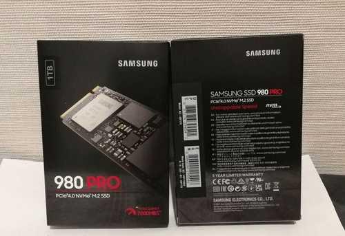 Новый SSD Samsung 980 Pro 1TB nvme