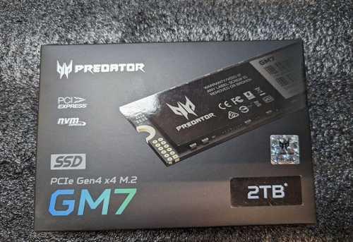 Acer Predator 2Tb GM7-2TB 7400/6300Mb bl.9bwwr.119